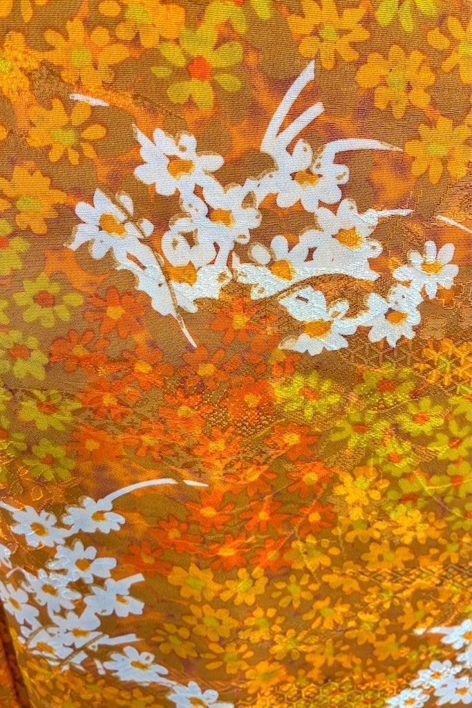orange kimono pattern
