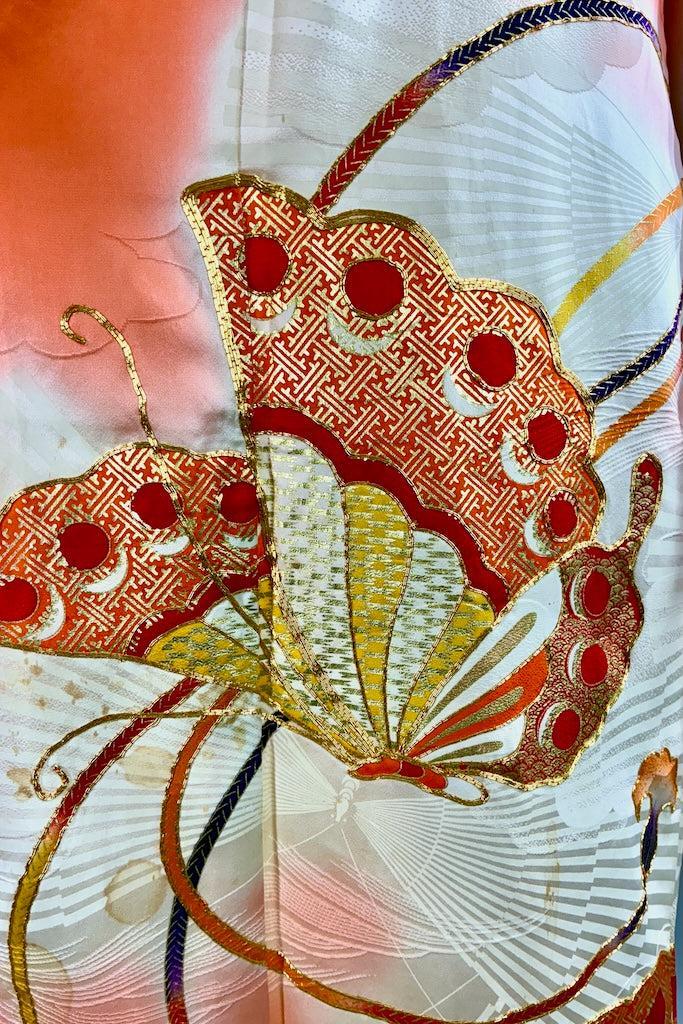 orange pattern butterfly