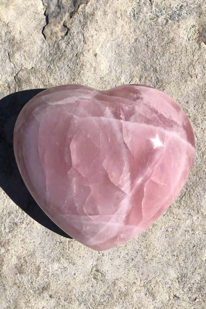 Natural Pink Rose Quartz Heart – ThisBlueBird