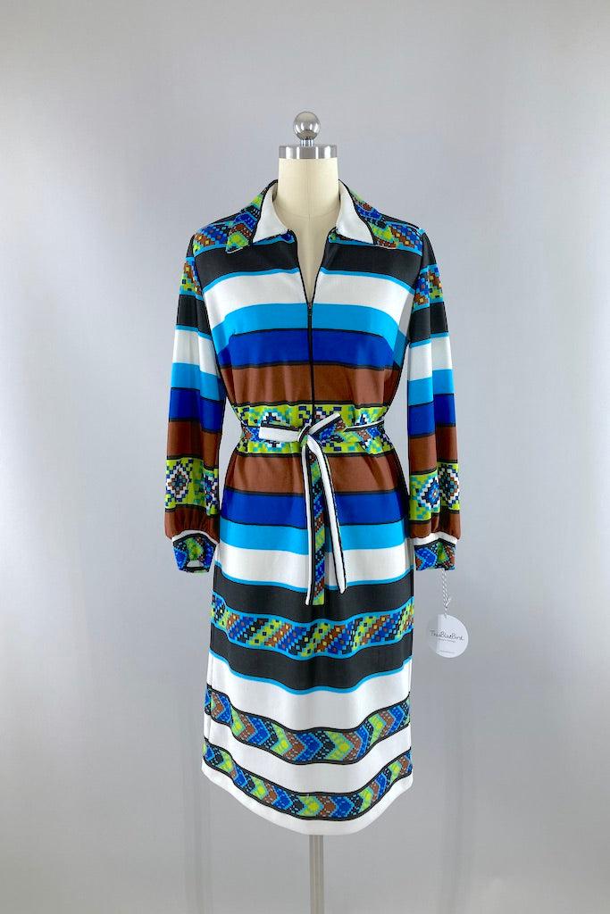 Vintage 70s Southwest Print Dress – ThisBlueBird