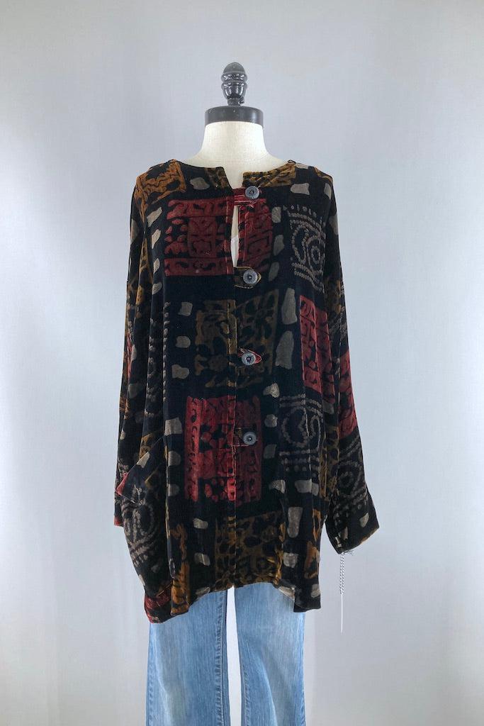 Vintage Velvet Tunic / Cardigan – ThisBlueBird