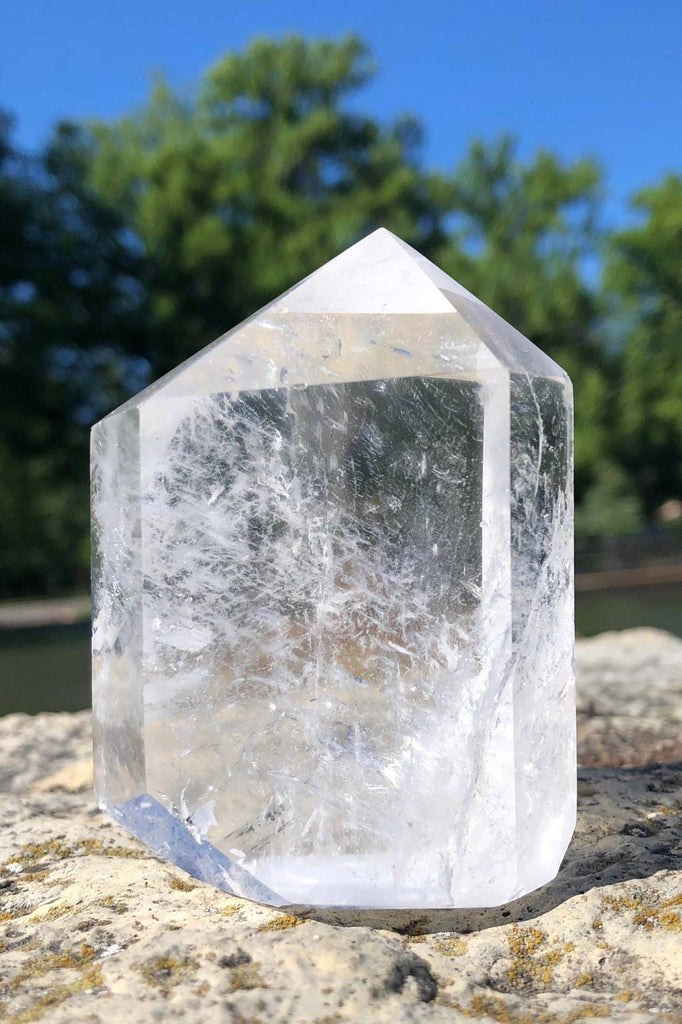 Clear Quartz Crystal Point – ThisBlueBird