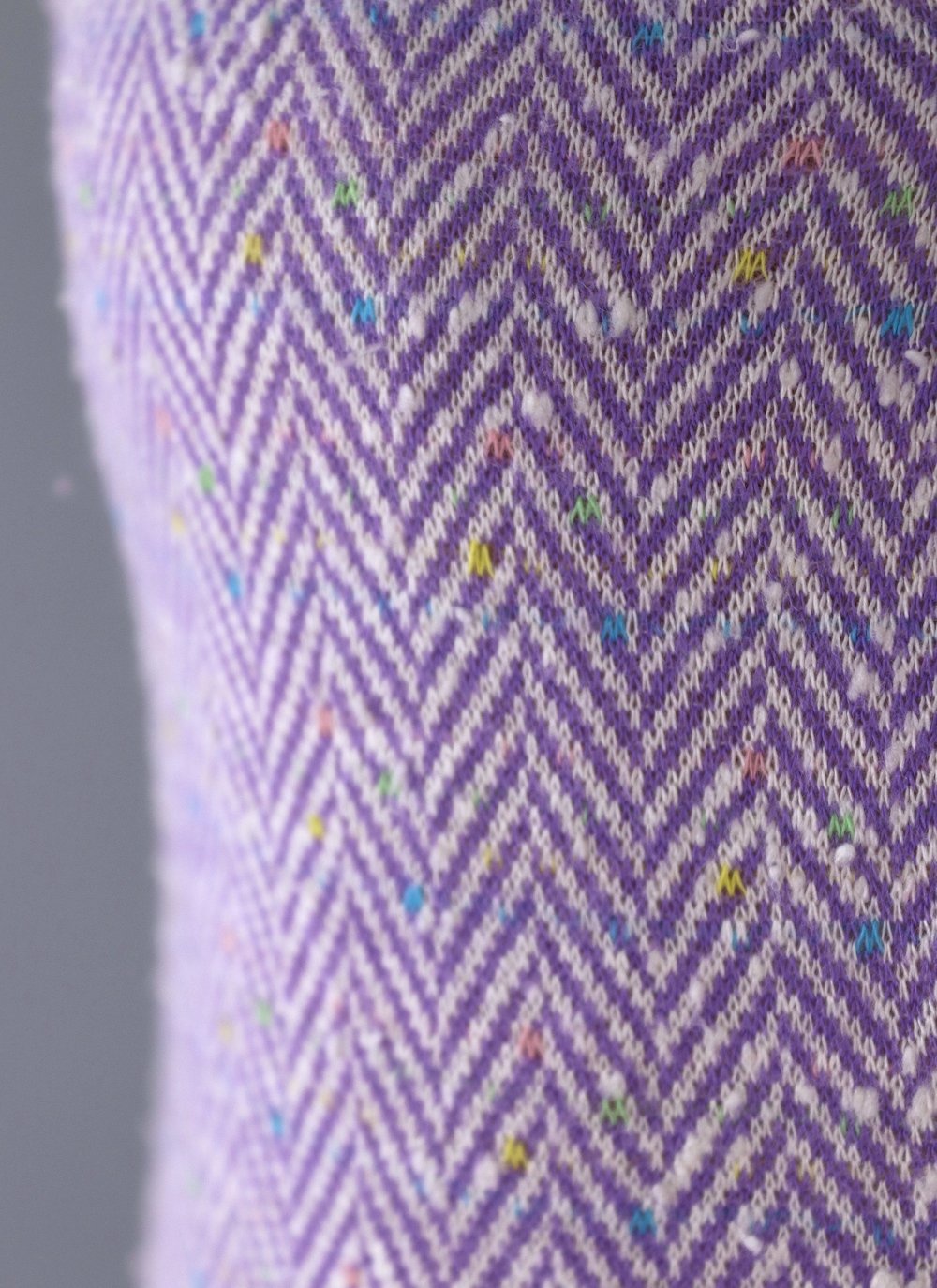 Vintage 1960s Purple Chevron Vest – ThisBlueBird