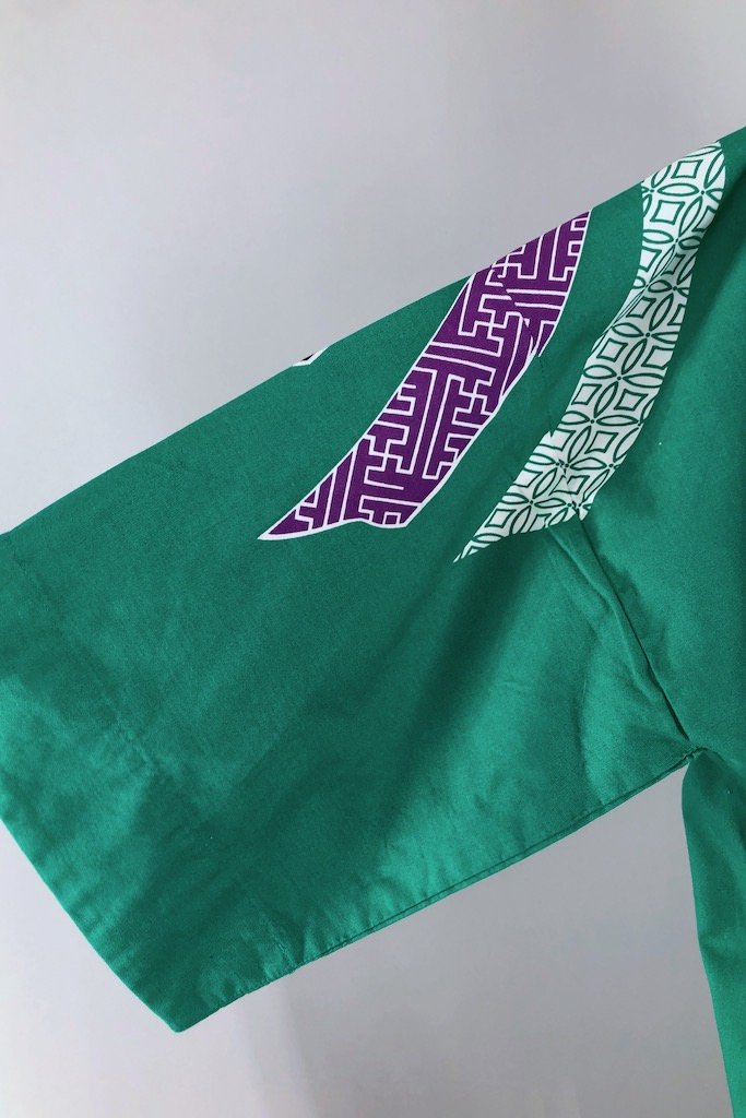 Vintage Green Cotton Happi Coat Robe – ThisBlueBird
