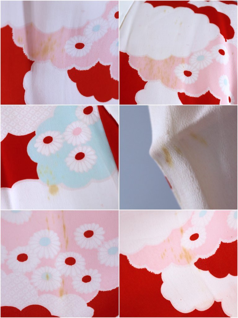 Vintage Red Clouds Silk Kimono Robe – ThisBlueBird
