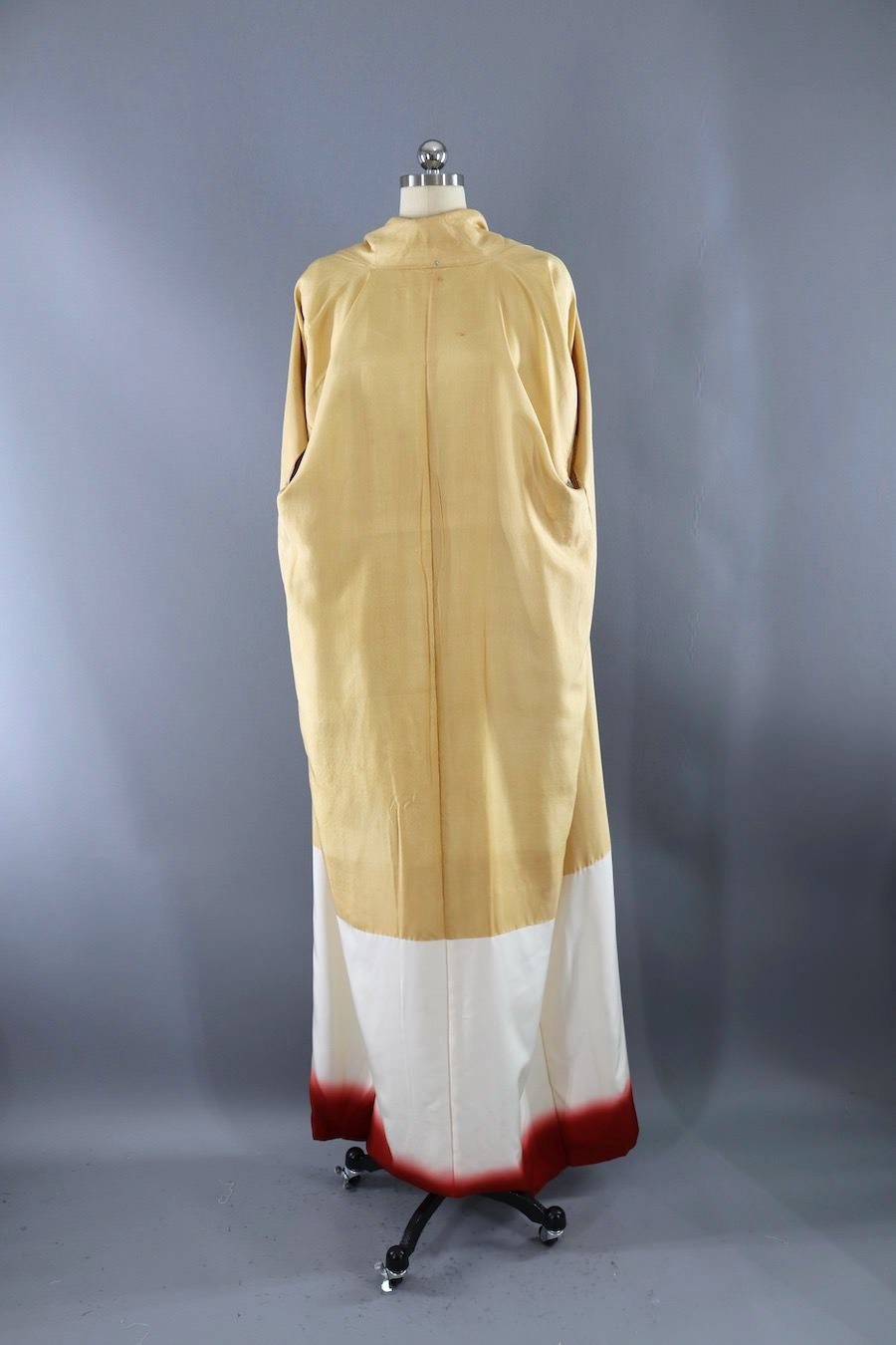 Vintage White Shibori Silk Kimono Robe – ThisBlueBird